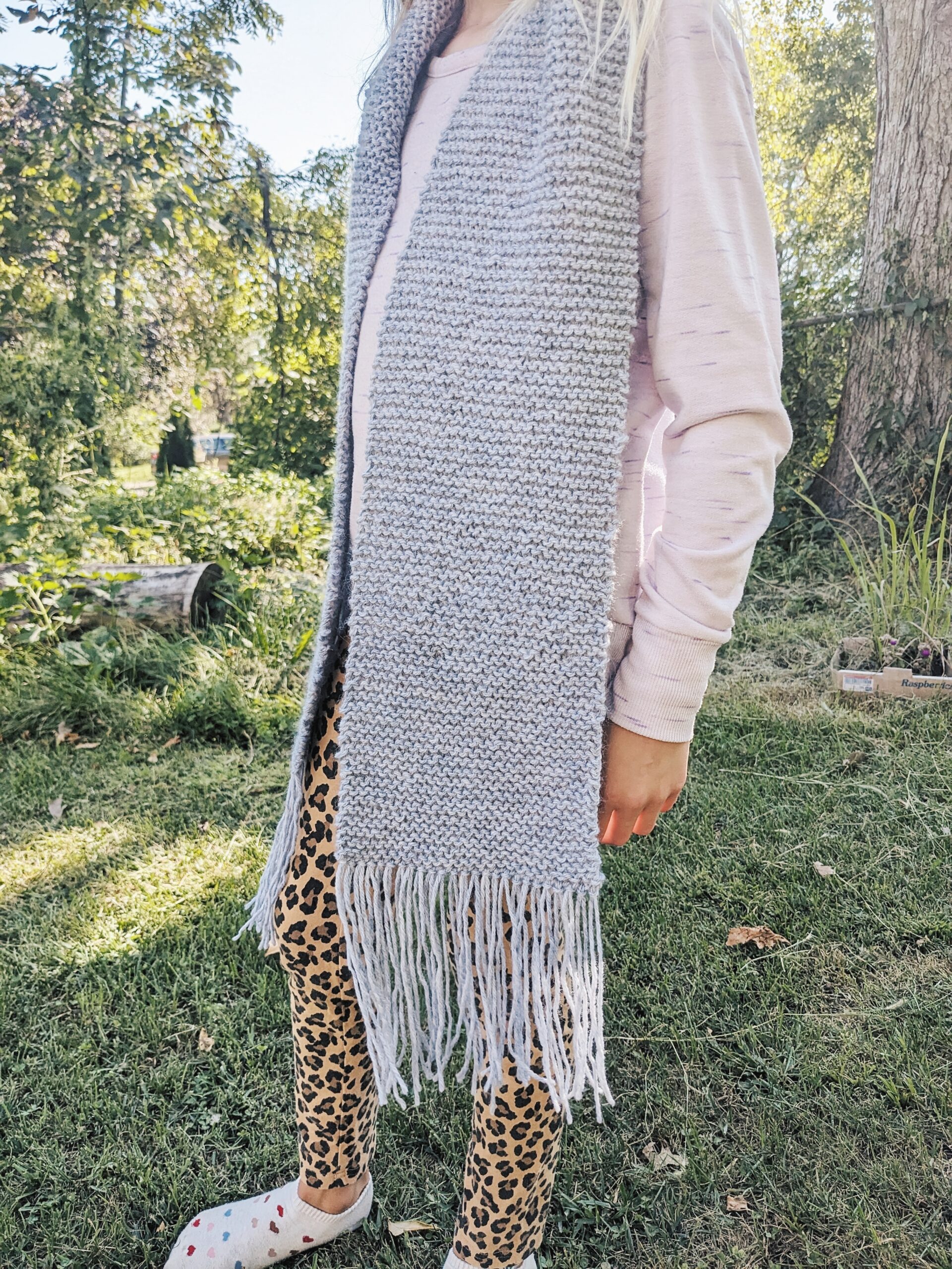 Homeschool Scarf Knitting Pattern - this yellow farmhouse