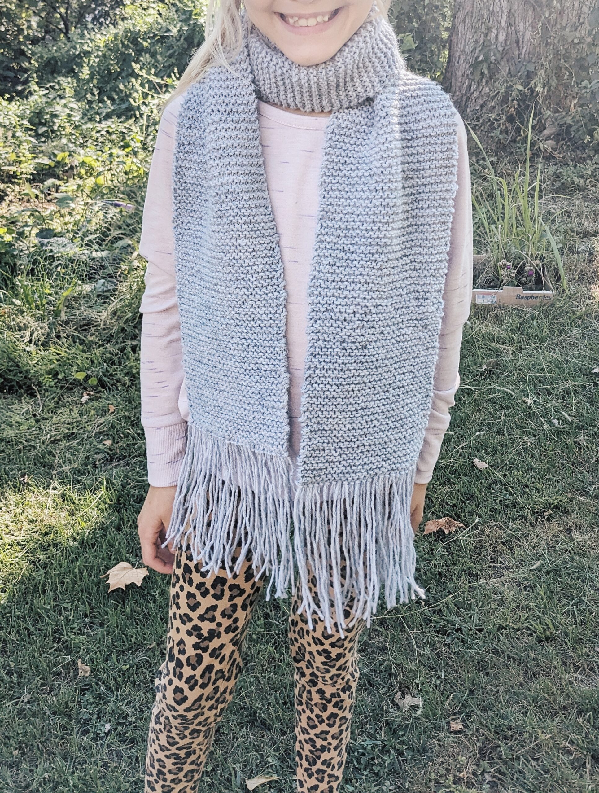Homeschool Scarf Knitting Pattern - this yellow farmhouse