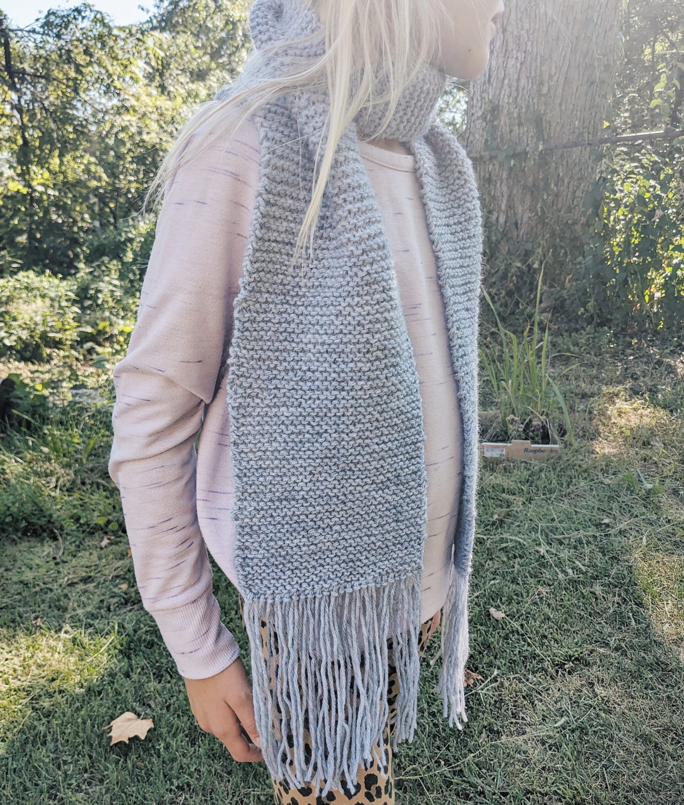 Homeschool Scarf Knitting Pattern - this yellow farmhouse