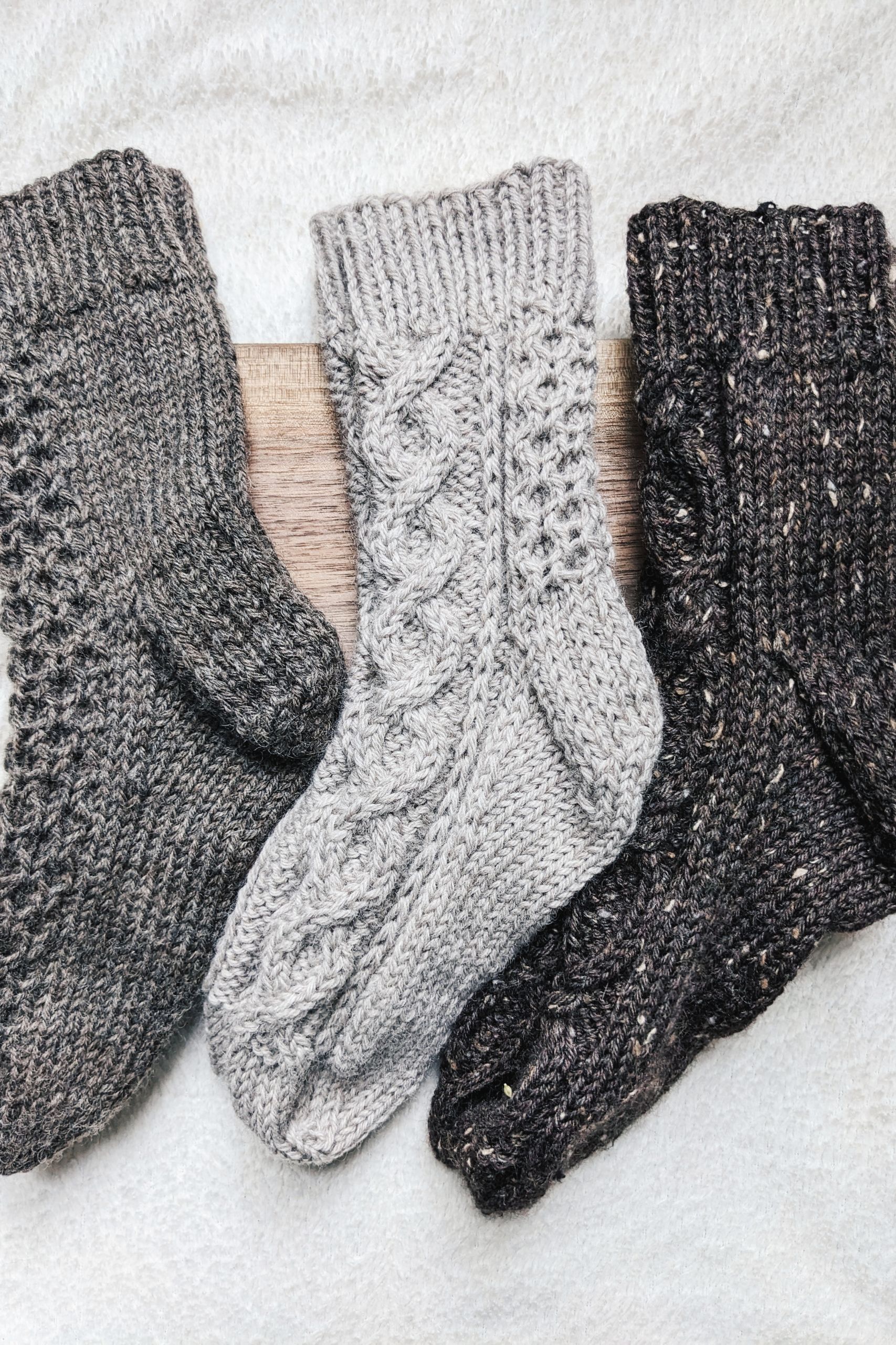 Cream Cabin Socks Knitting Pattern - this yellow farmhouse